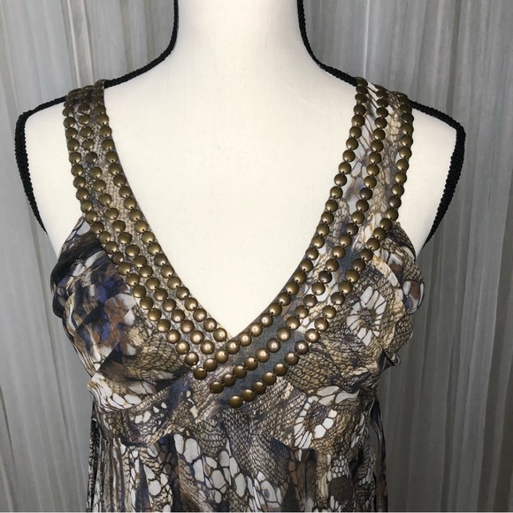 Kische | Dresses | Kische Snake Print Maxi Dress Med | Poshmark